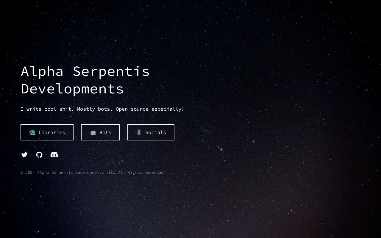 Alpha Serpentis Developments